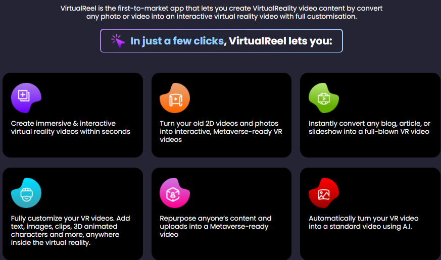 VirtualReel App OTO UPSELL - VirtualReel Virtual Reality Metaverse Video Creator By Abhi Dwivedi ...