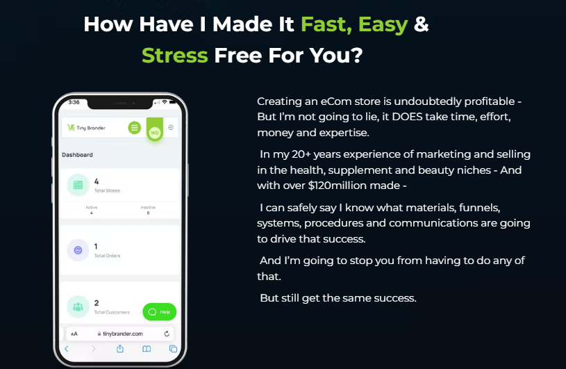 TINY BRANDER PRO App Review By Simon Warner - Tiny Brander PRO OTO UPSELL - Create Instant ECom ...
