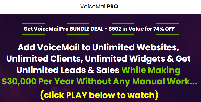 VOICEMAIL PRO Bundle DEAL Review & Discount - Get VoiceMailPro BUNDLE ...