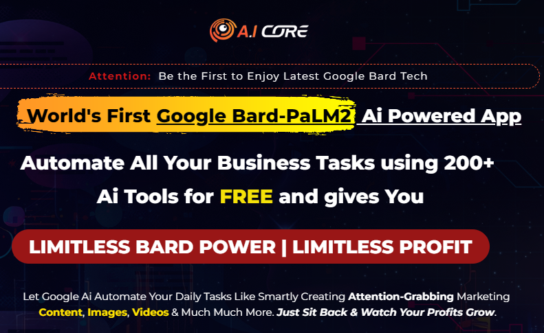 AI CORE App Review + AI CORE OTO UPSELL - AI Core Best Google Ai ...